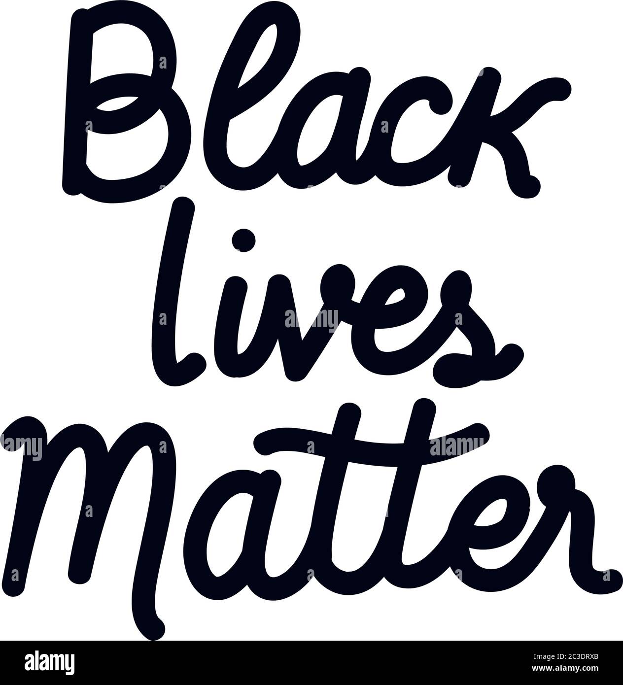 Black lives matter lettering design of Protest justice and racism theme ...