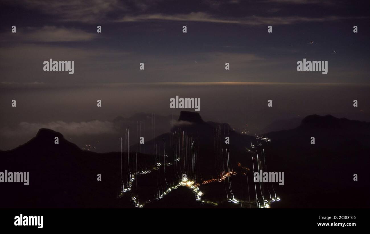 Adam's peak footprint hi-res stock photography and images - Alamy
