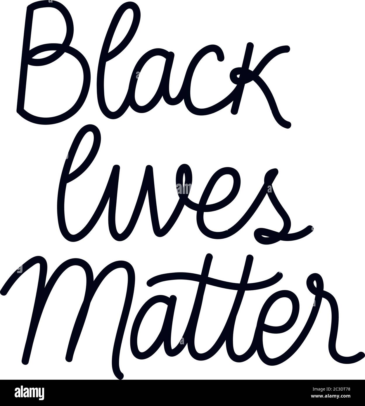 Black lives matter lettering design of Protest justice and racism theme ...