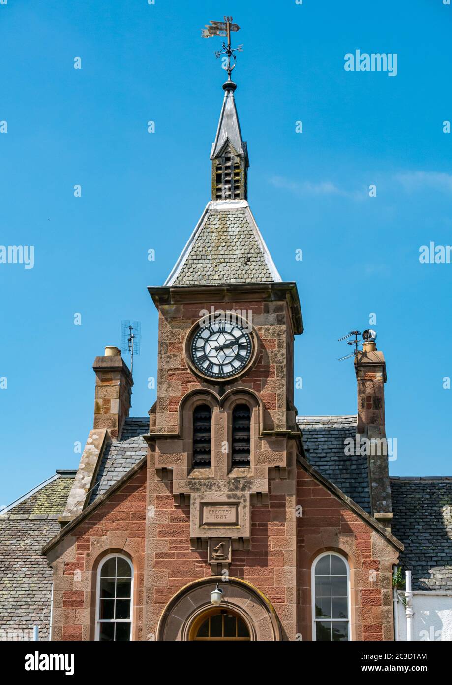 Clock of the village hi-res stock photography and images - Alamy