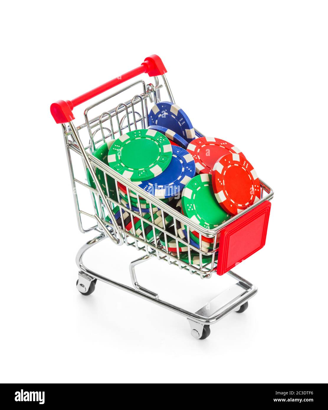 Gambler chips playing in Cut Out Stock Images & Pictures - Alamy