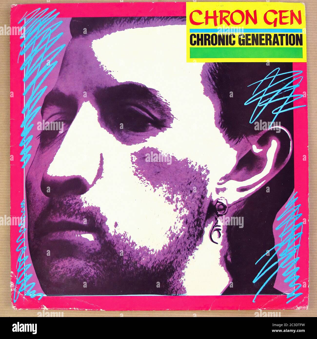 CHRON GEN CHRONIC GENERATION - Vintage 12'' LP vinyl Cover Stock Photo ...