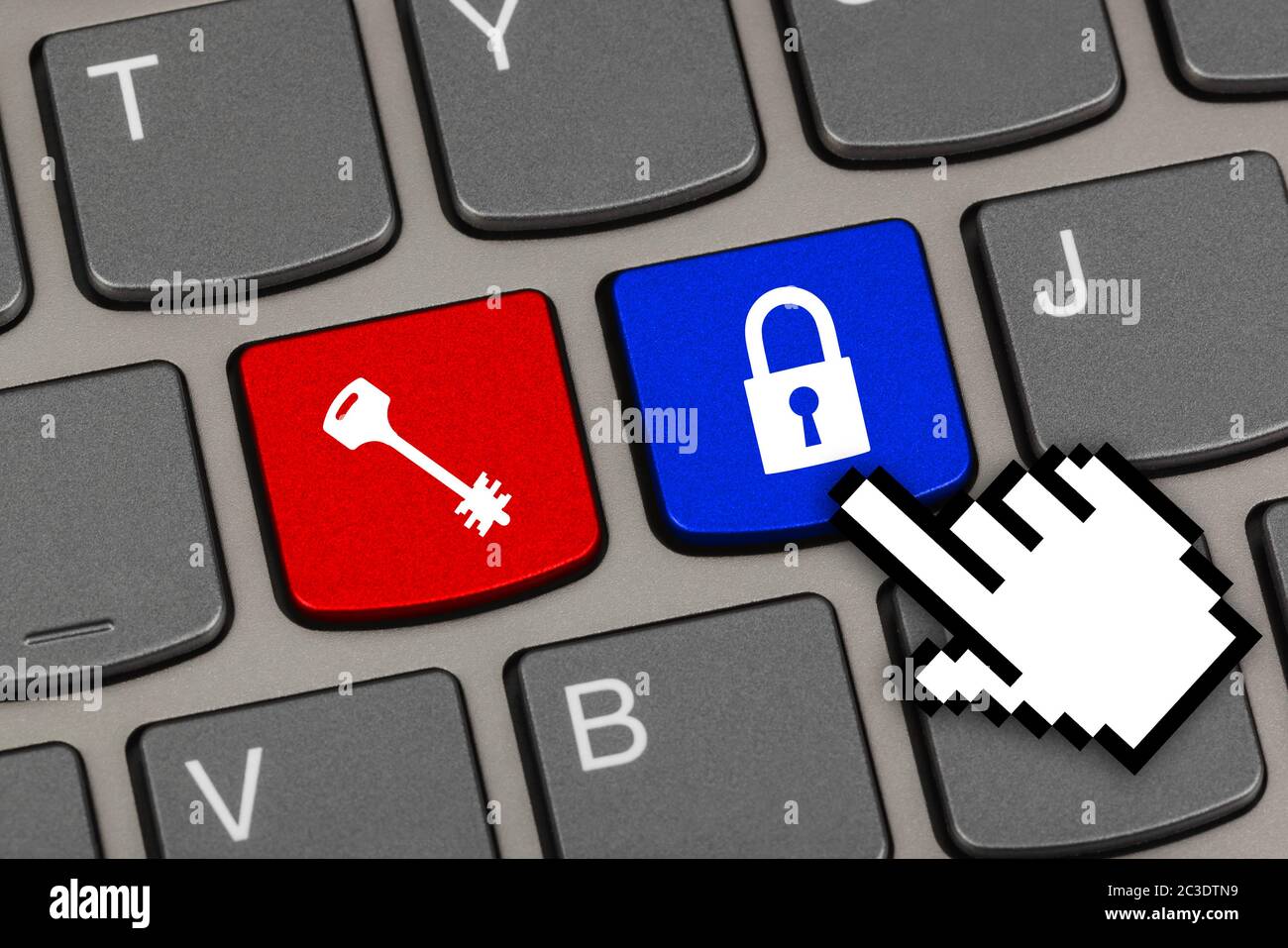 Keyboard keys security hi-res stock photography and images - Alamy