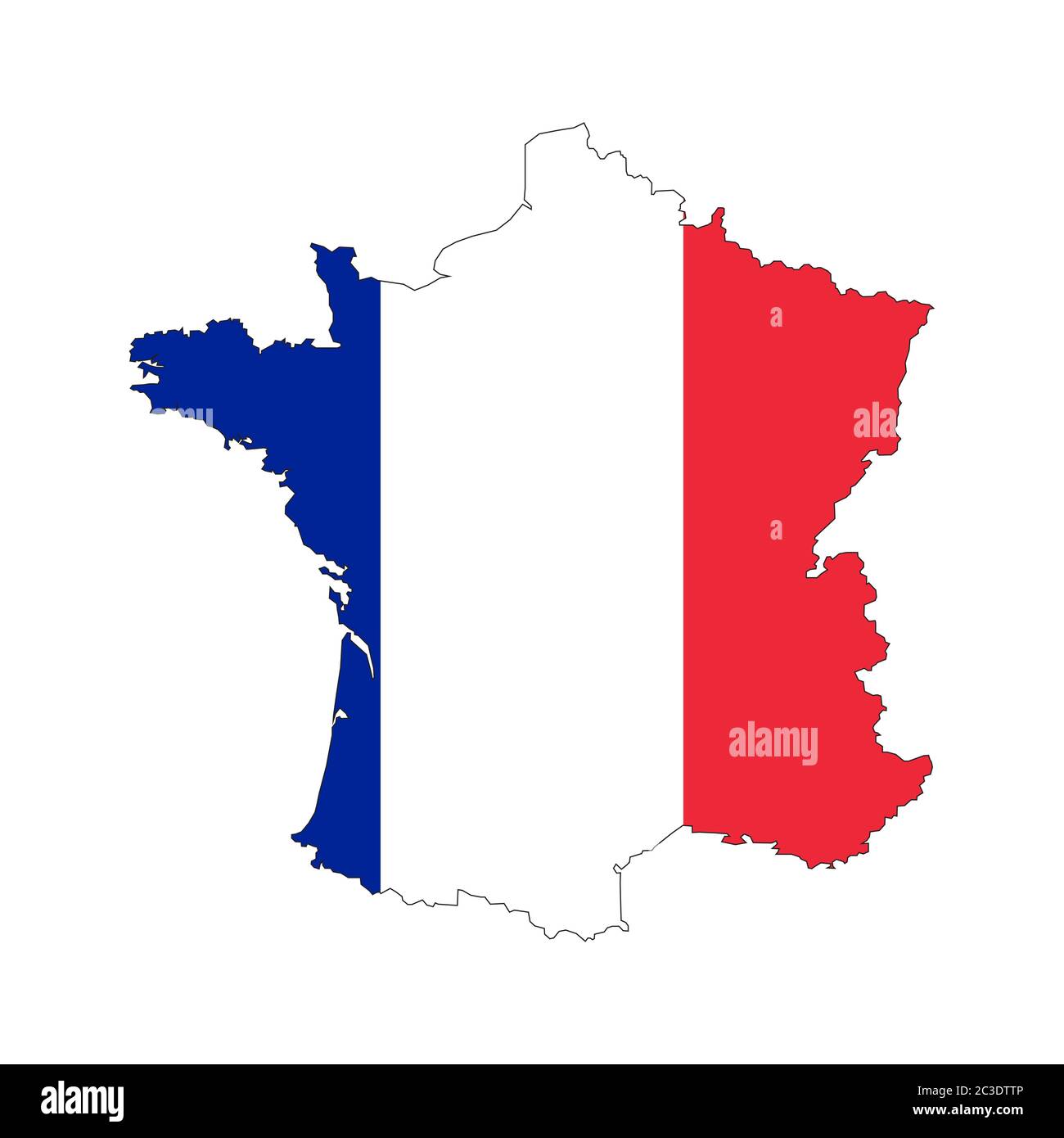 france map flag design vector illustration Stock Vector Image & Art - Alamy