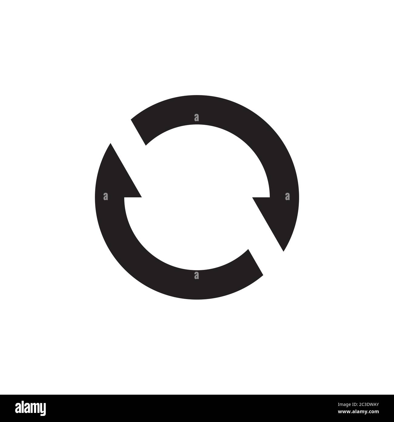 synchronize sign icon symbol vector illustration Stock Vector Image ...