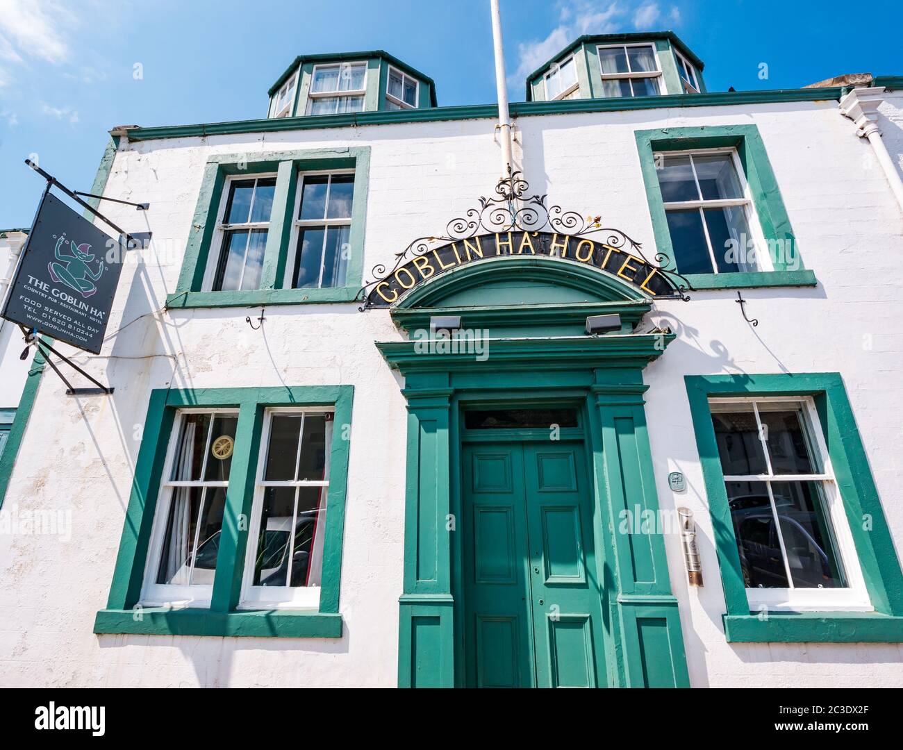 Front of the Goblin Ha Hotel closed during Covid-19 pandemic, Gifford ...