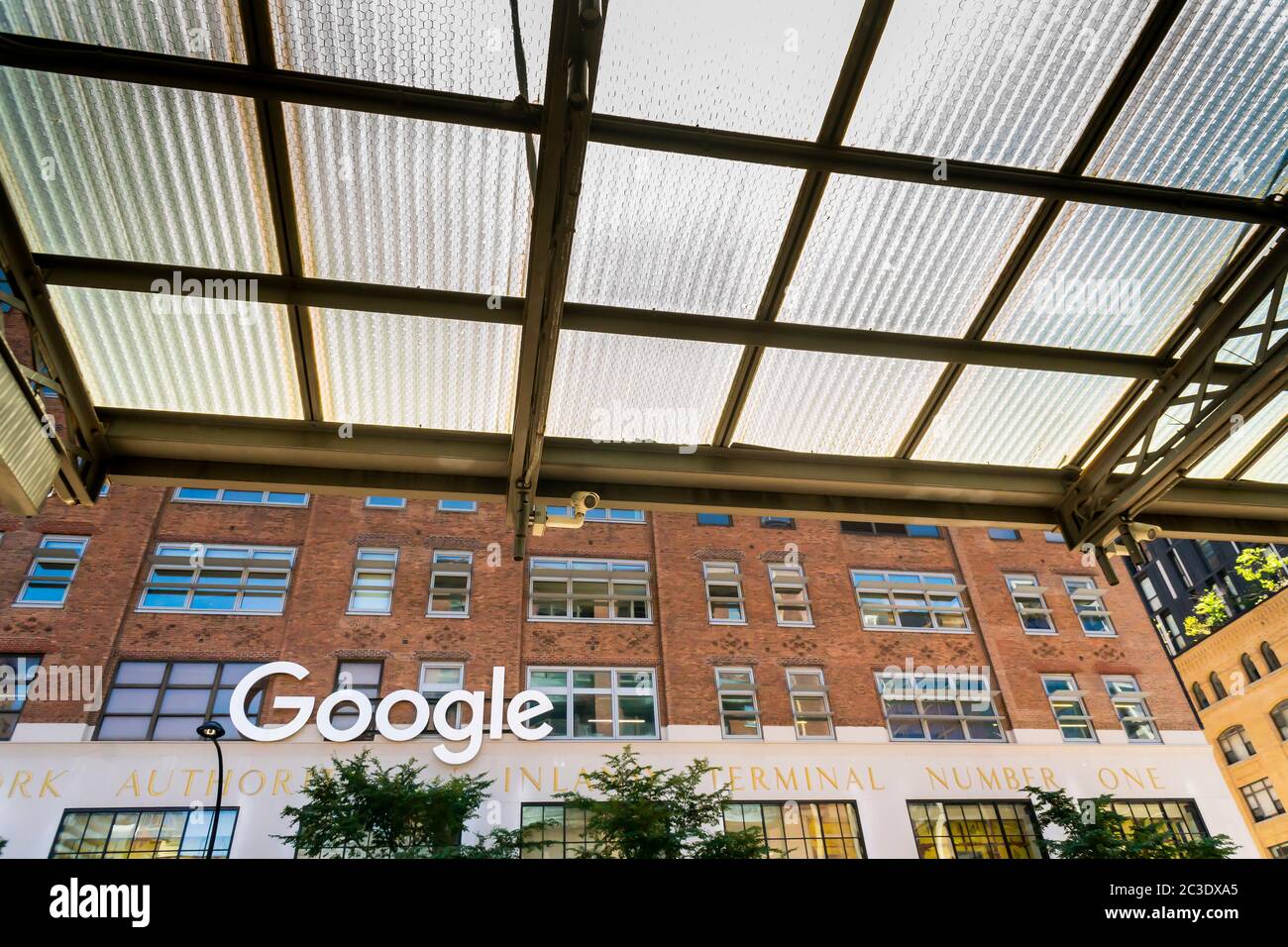 The Google headquarters in the Chelsea neighborhood of New York on ...