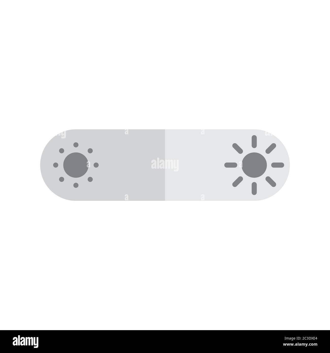 bright and dark screen adjustment icon design vector Stock Vector Image ...