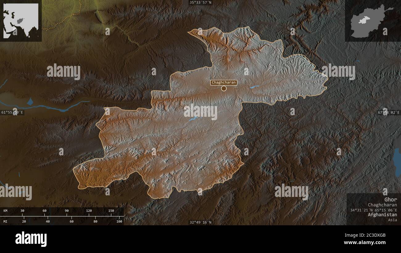 Ghor outline map hi-res stock photography and images - Alamy