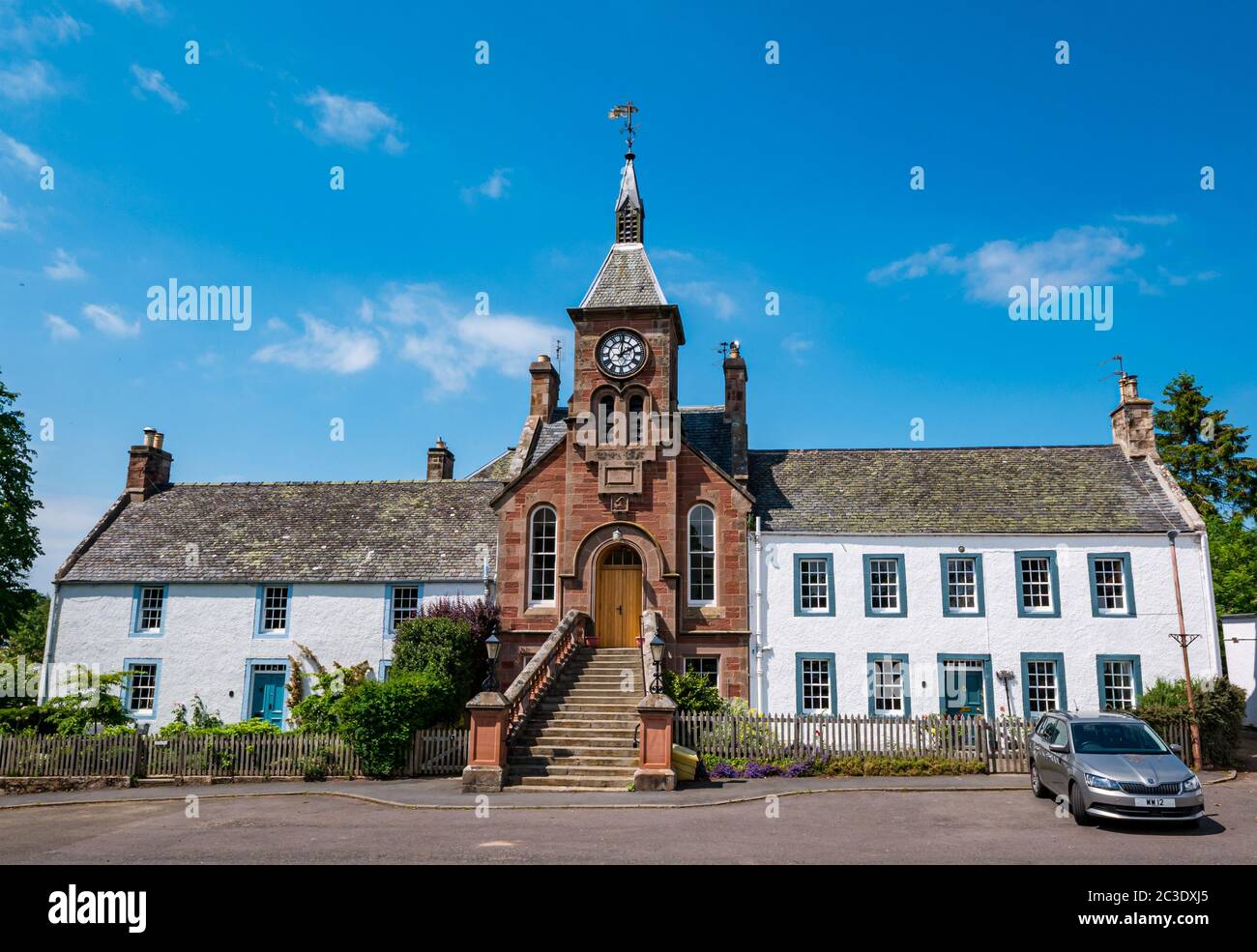 Village clock tower hi-res stock photography and images - Alamy