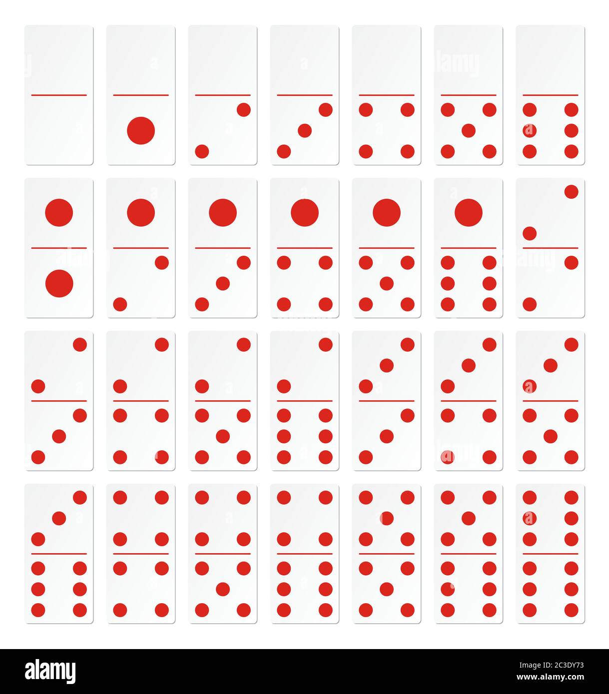 set domino card game design vector illustration Stock Vector Image ...