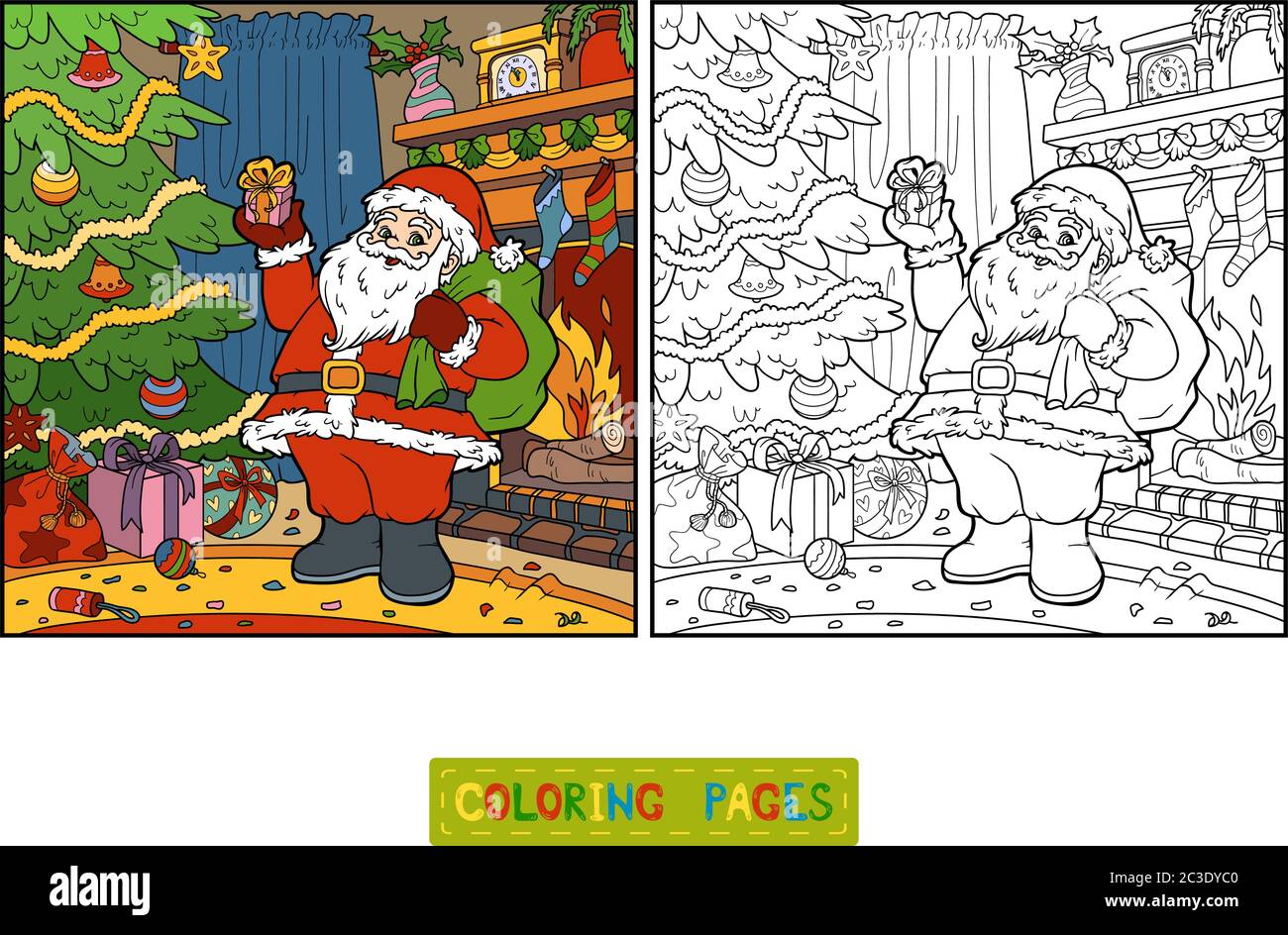 Children by fireplace Cut Out Stock Images & Pictures - Alamy