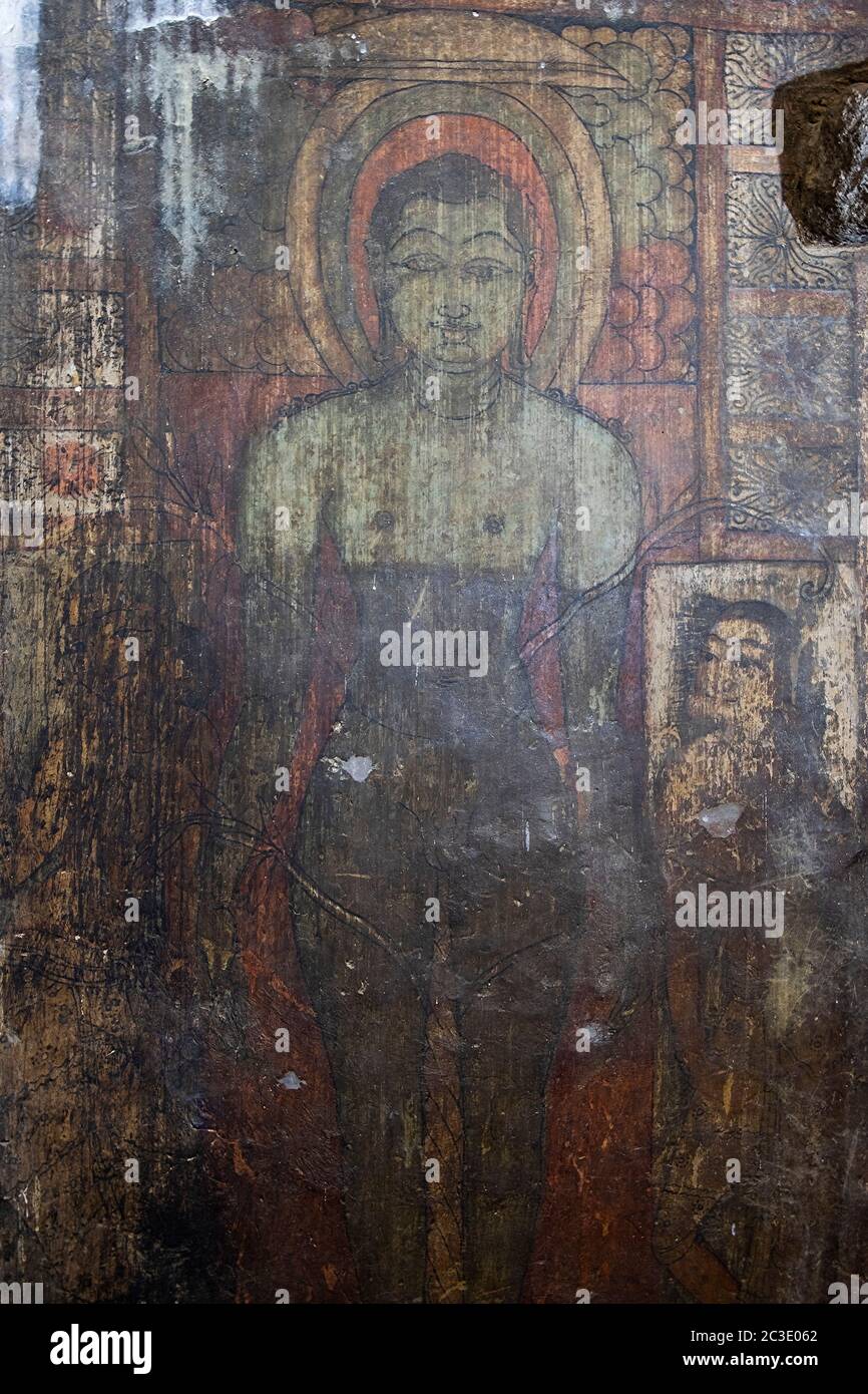 Ellora caves painting hi-res stock photography and images - Alamy