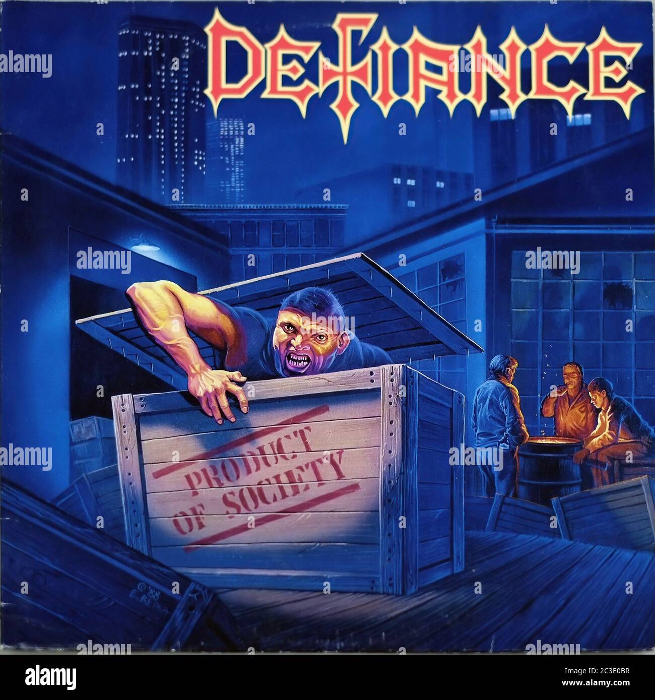 DEFIANCE PRODUCT OF SOCIETY - Vintage 12'' LP vinyl Cover Stock Photo ...