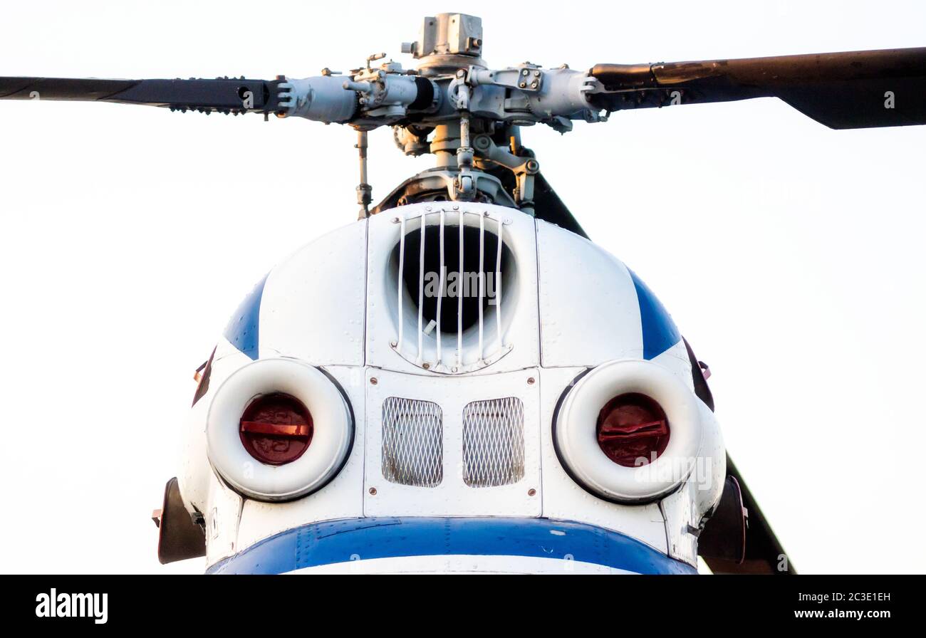 Helicopter blades hi-res stock photography and images - Alamy