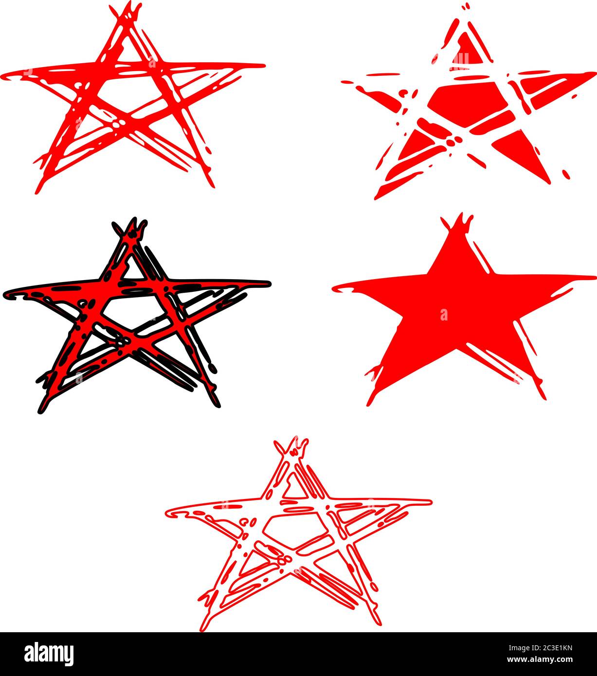 Hand drawn stars hi-res stock photography and images - Alamy