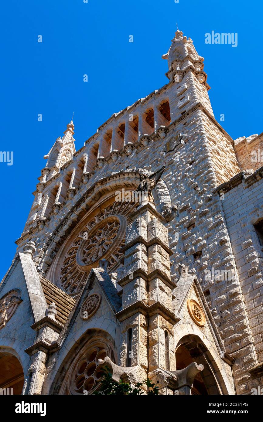 The Church of Saint Bartomeu, Soller, Mallorca, Spain Stock Photo - Alamy
