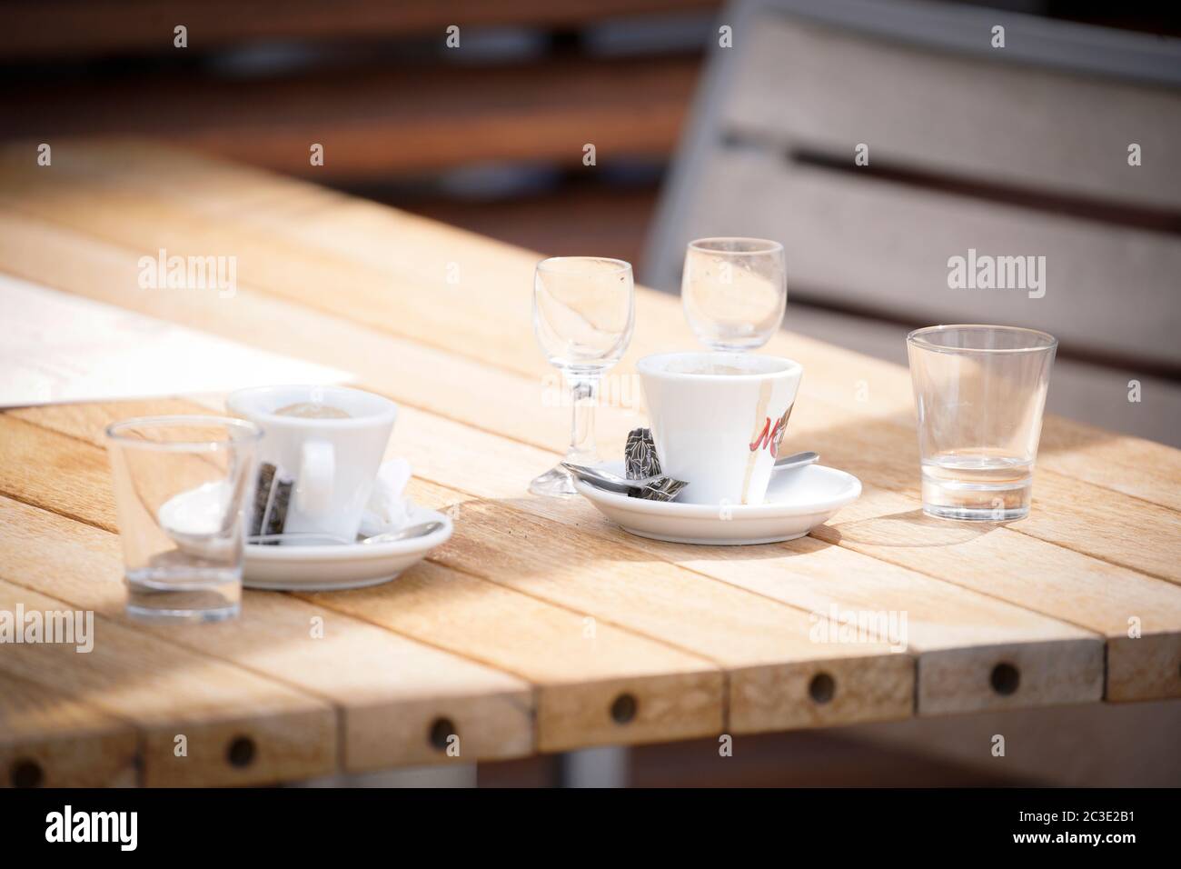 Empty coffee cup seen hi-res stock photography and images - Alamy