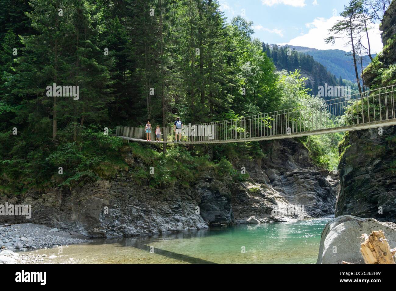 Grisons suspension bridge hi-res stock photography and images - Alamy