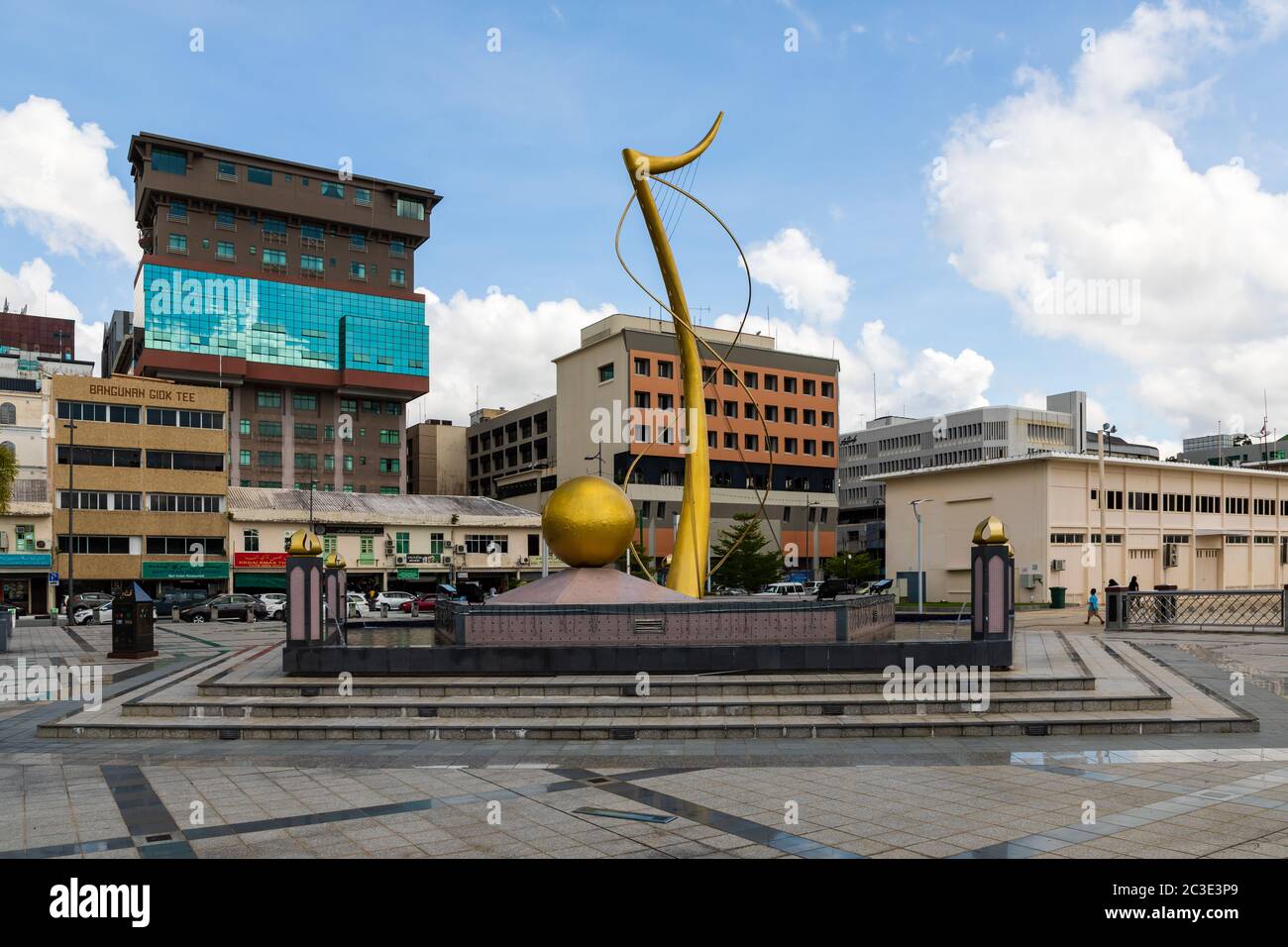 Bandar Seri Begawan, Brunei: Mercu Dirgahayu 60 Monument at the ...