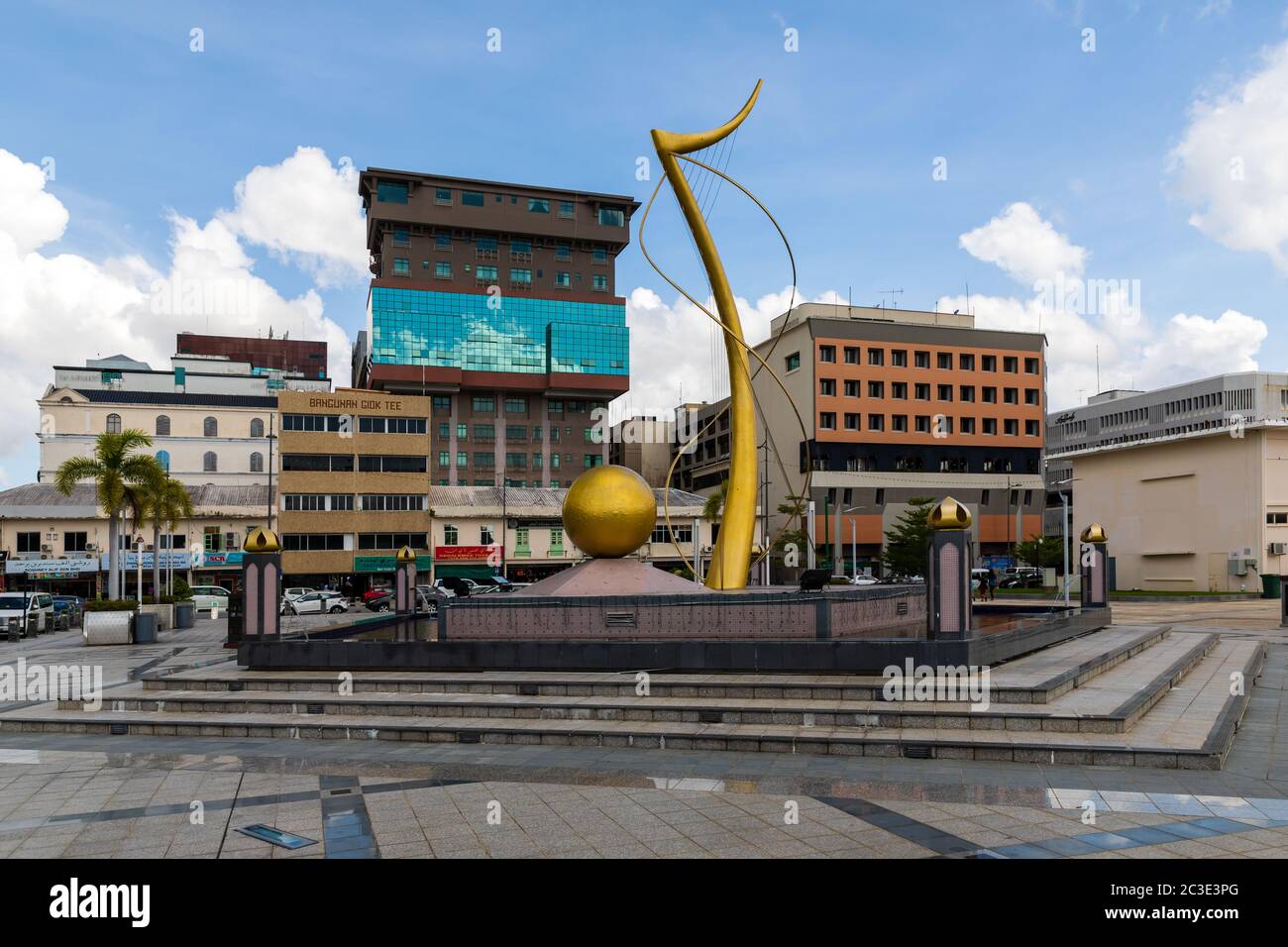 Bandar Seri Begawan, Brunei: Mercu Dirgahayu 60 Monument at the ...