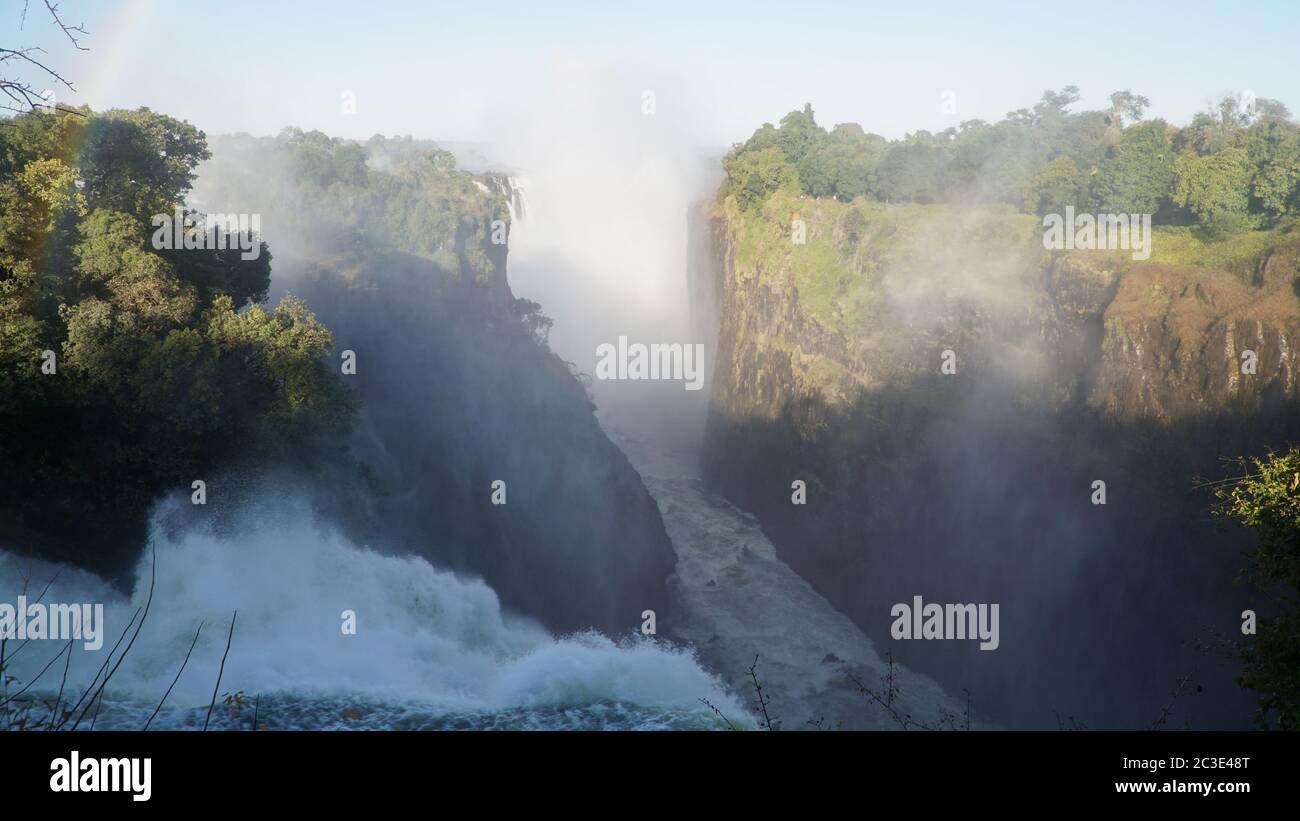 Victoria Falls waterfall in Zimbabwe Stock Photo - Alamy