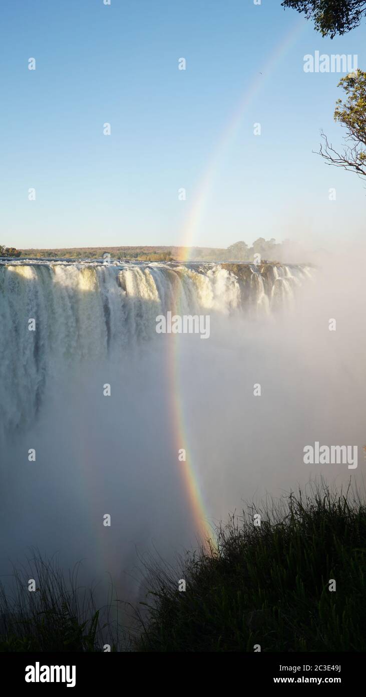 Victoria Falls waterfall in Zimbabwe Stock Photo - Alamy