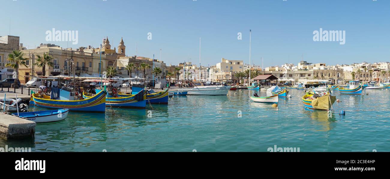 Landscape and city impressions from Malta Island in the Mediterranean ...