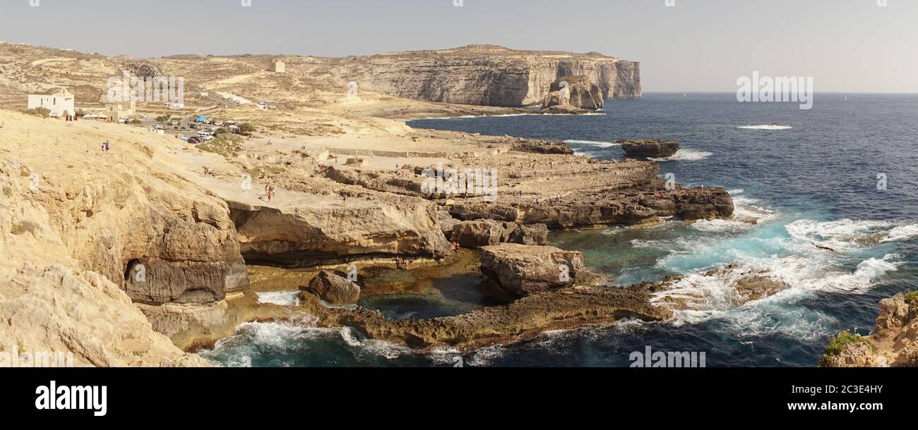 Landscape and city impressions from Malta Island in the Mediterranean ...