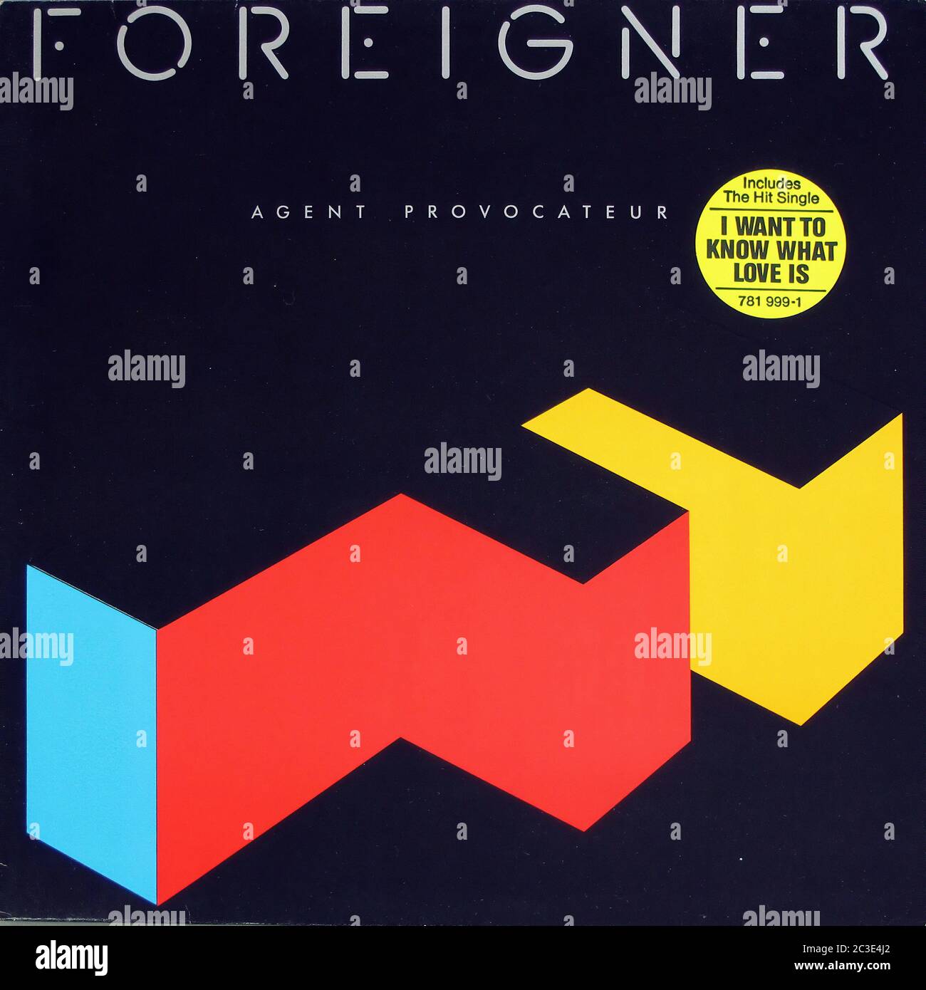 Foreigner Agent Provocateur - Vintage 12'' vinyl LP 02 Cover Stock ...