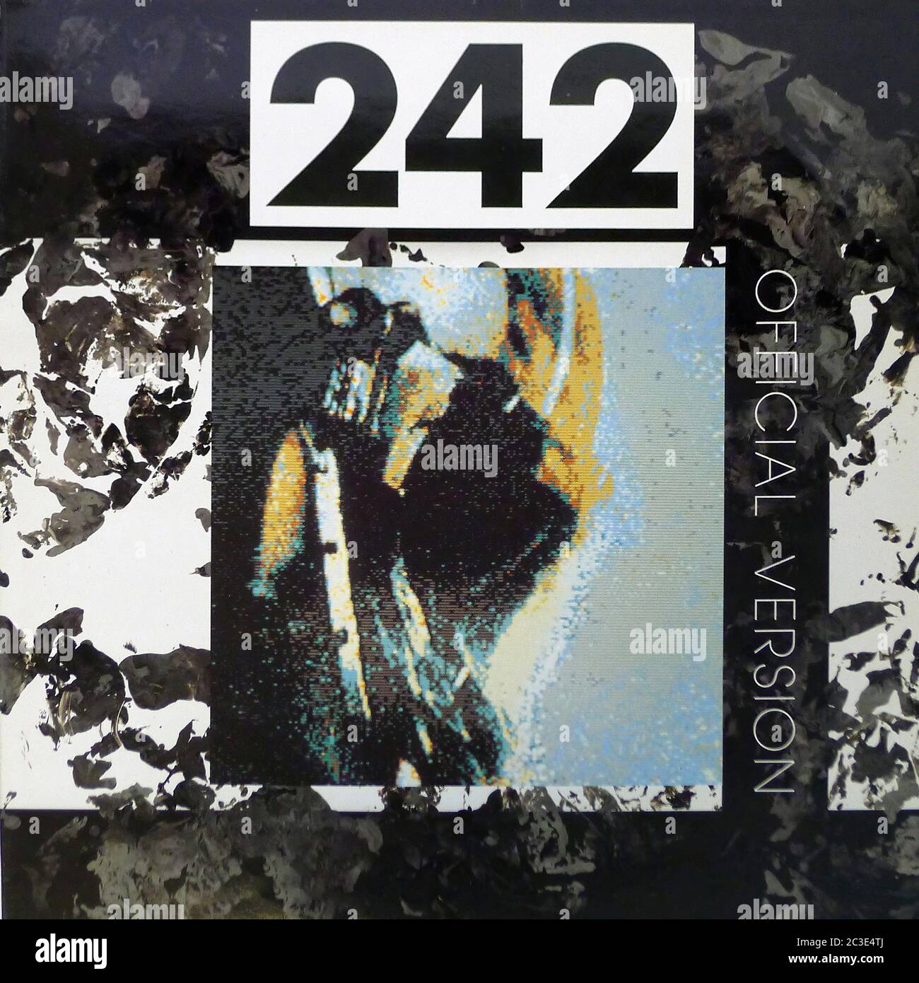 FRONT 242 OFFICIAL VERSION - Vintage 12'' LP vinyl Cover Stock Photo ...