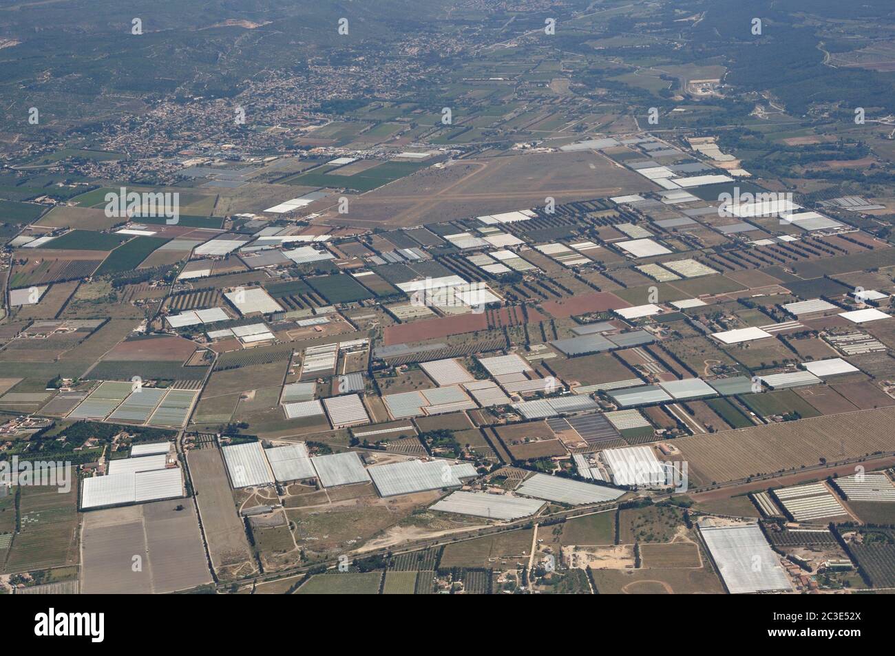 aerial view in France, flight by plane Stock Photo - Alamy