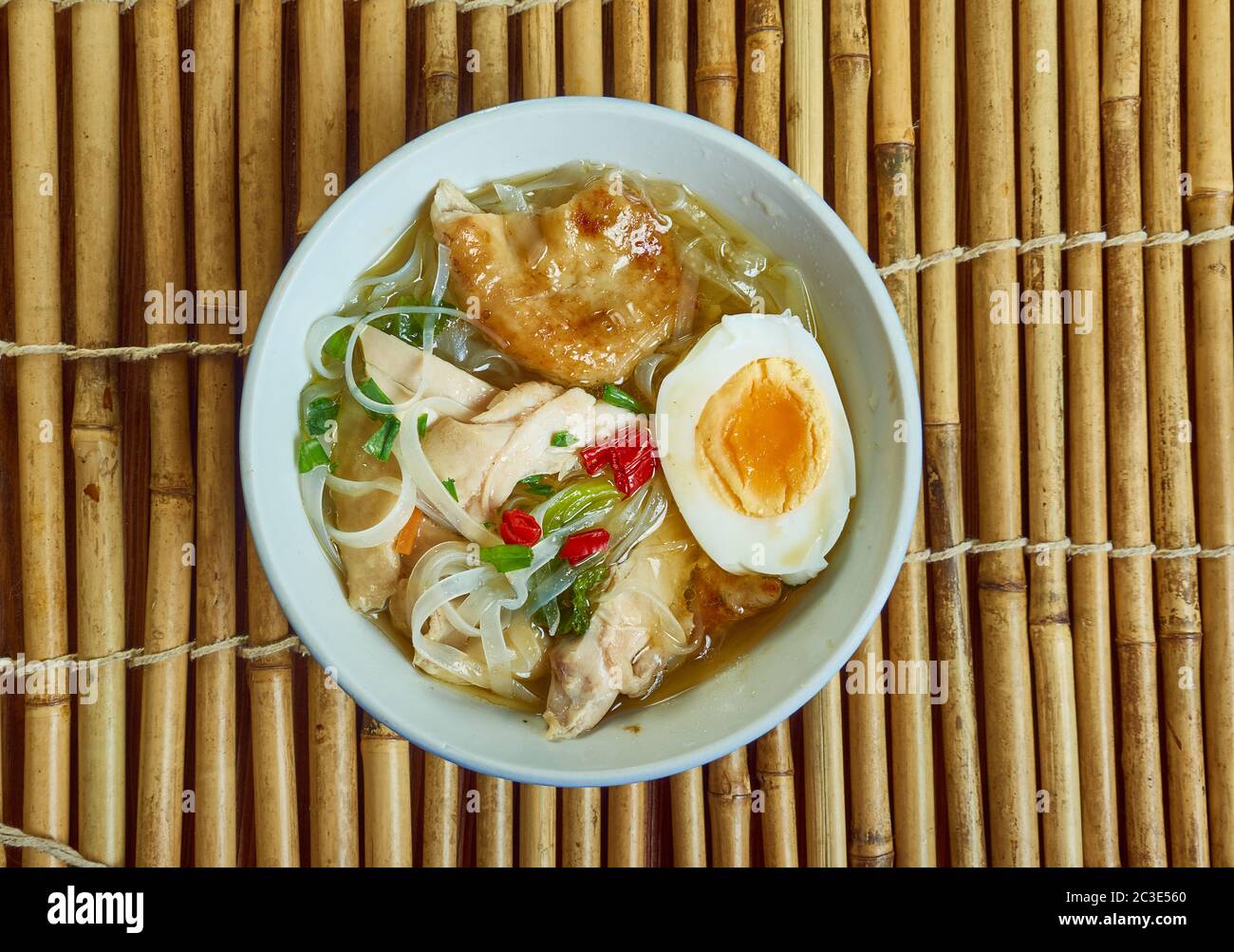 Chicken Sotanghon Soup Stock Photo - Alamy