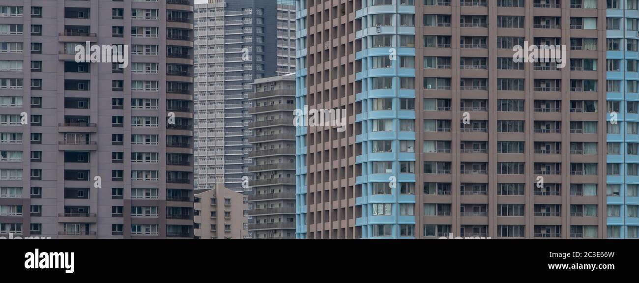 Modern buildings at Tsukuda district, Tokyo, Japan Stock Photo - Alamy