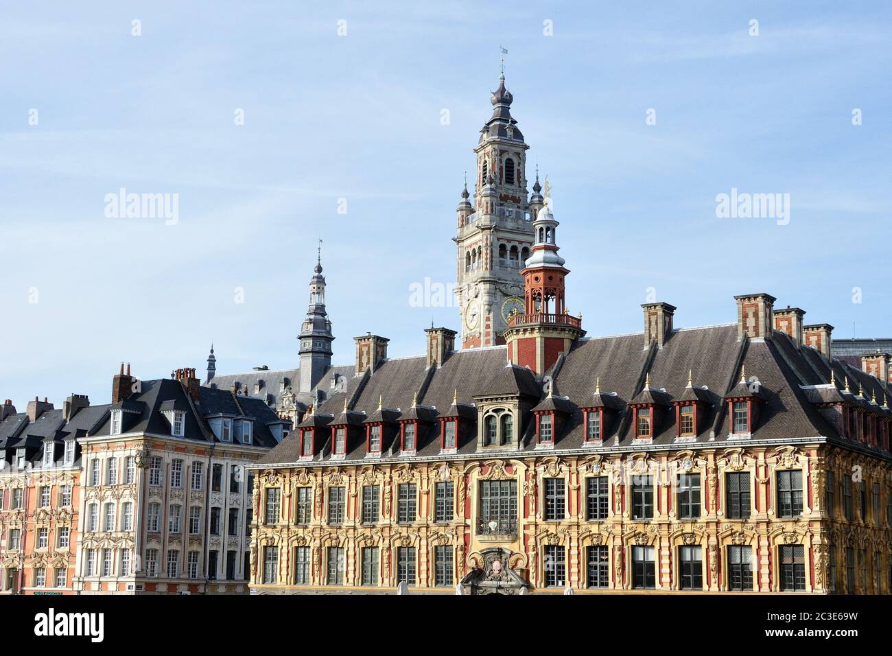 visit to the northern city of Lille, grand place Stock Photo - Alamy