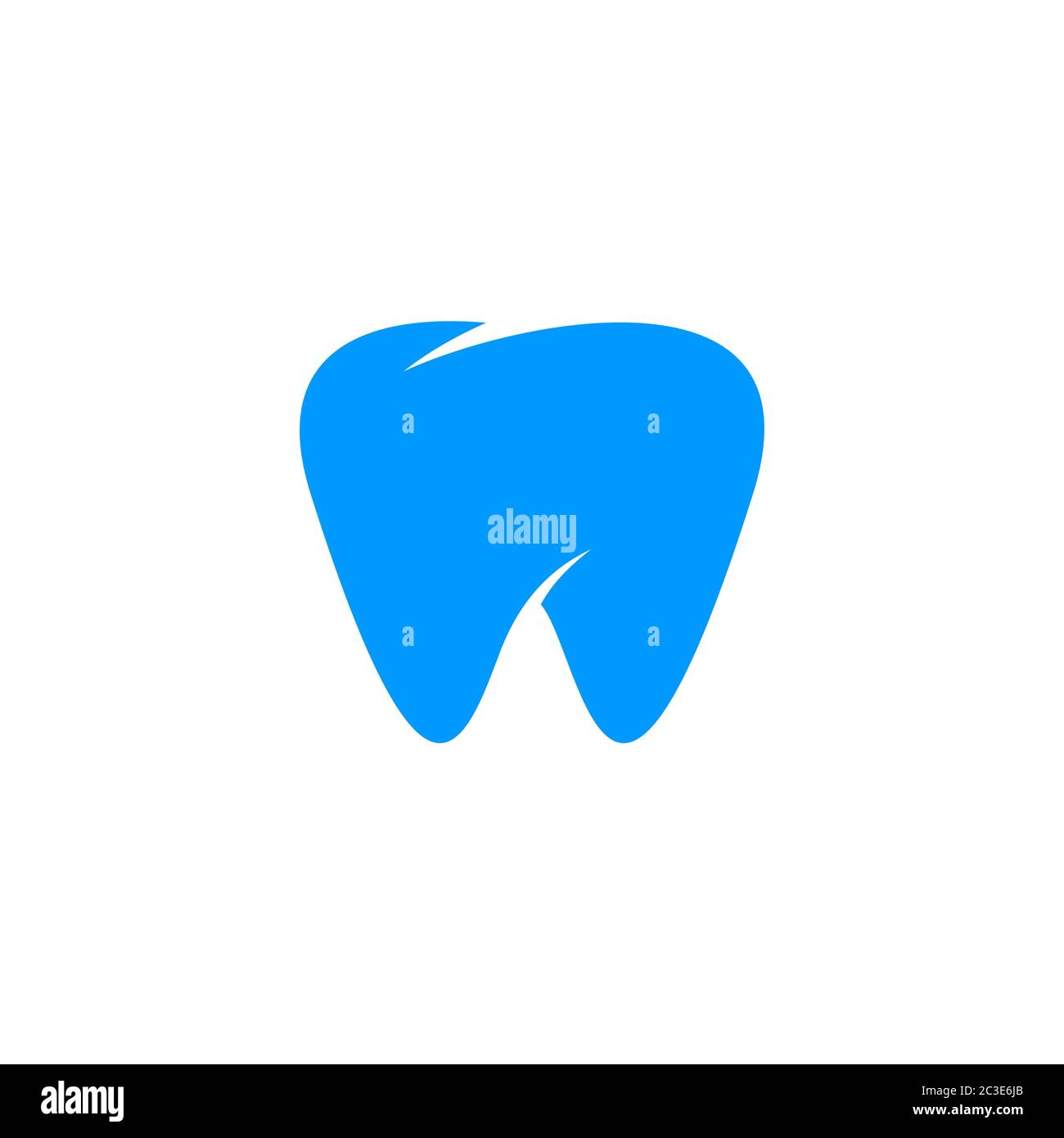 Dental care logo design concept, tooth icon and symbol, isolated on ...