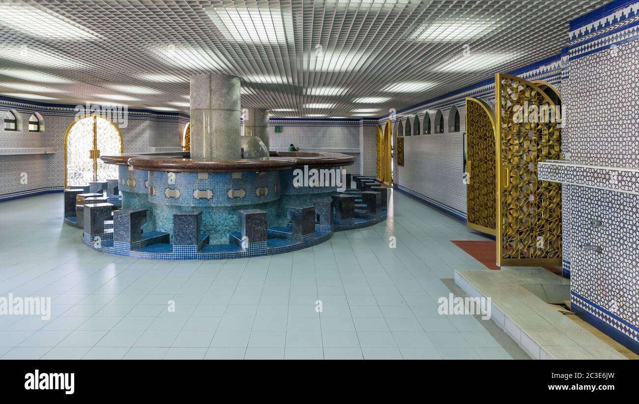 Ablution room of Jame' Asr Hassanil Bolkiah Mosque in Brunei Darussalam ...