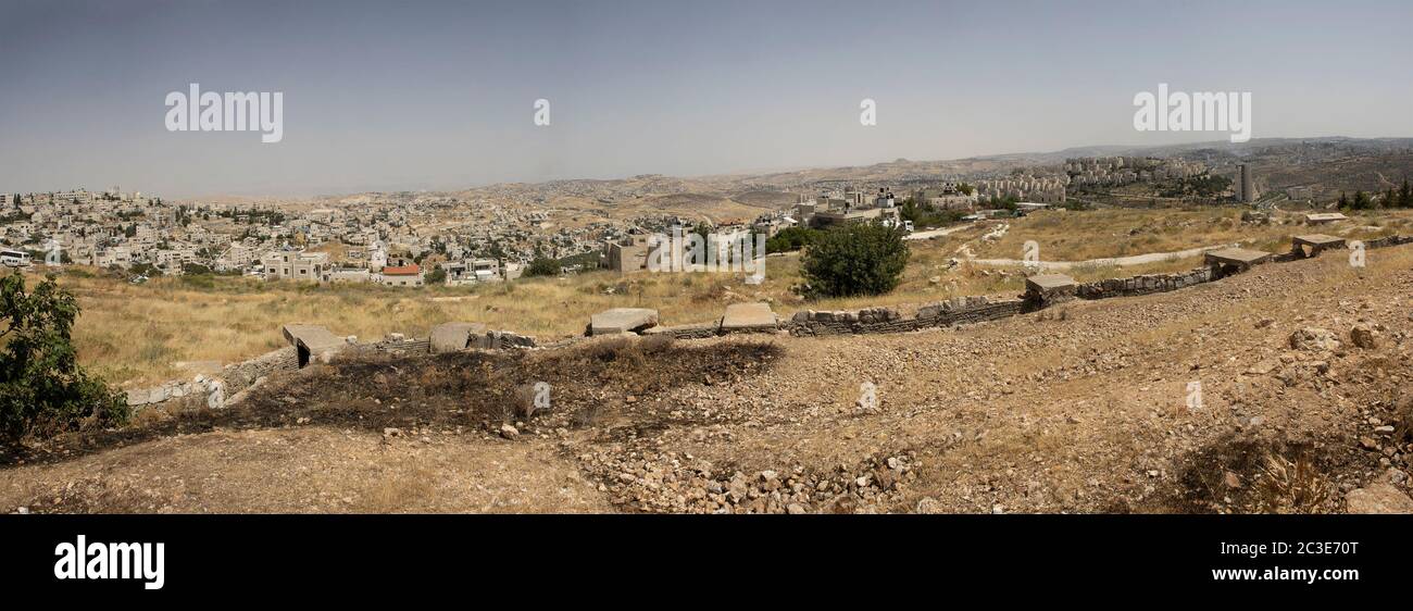 An old bunker that was built for defending Jerusalem, Israel ...