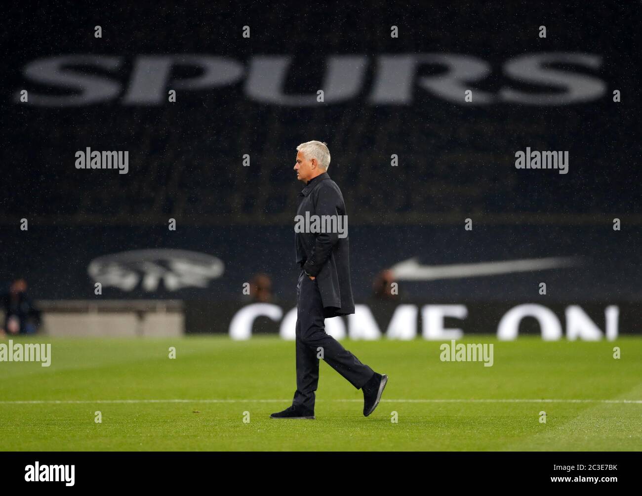 Tottenham Hotspur manager Jose Mourinho before the Premier League match ...