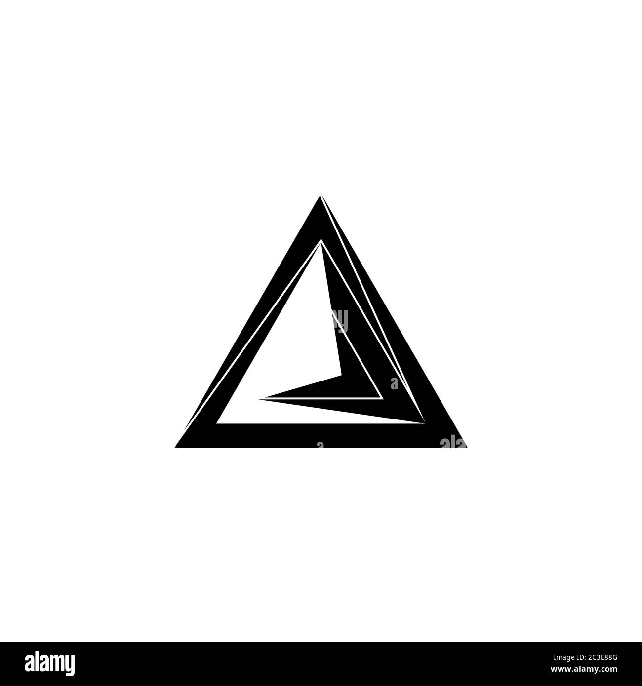 Pyramid logo hi-res stock photography and images - Alamy