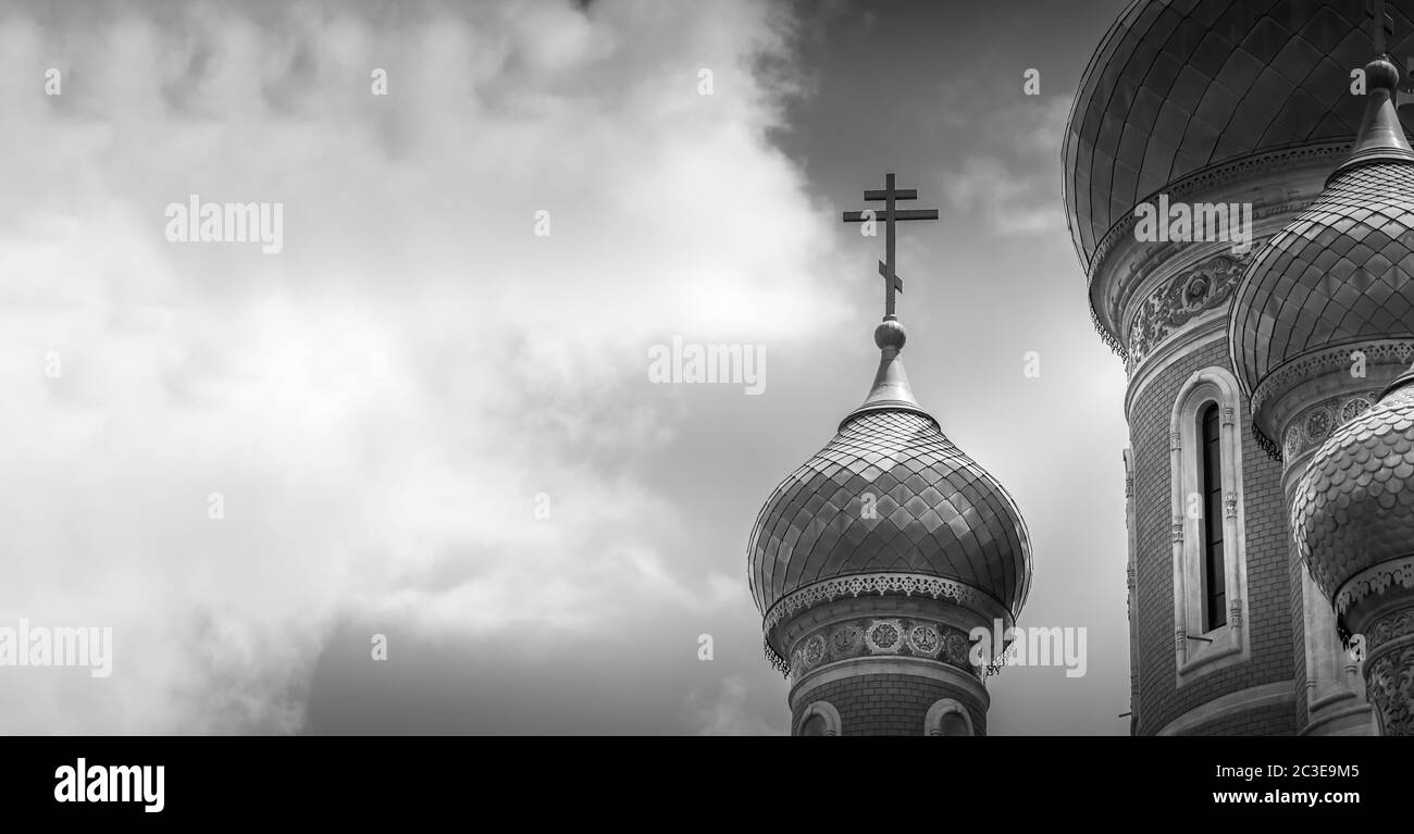 Russian church dome Black and White Stock Photos & Images - Alamy
