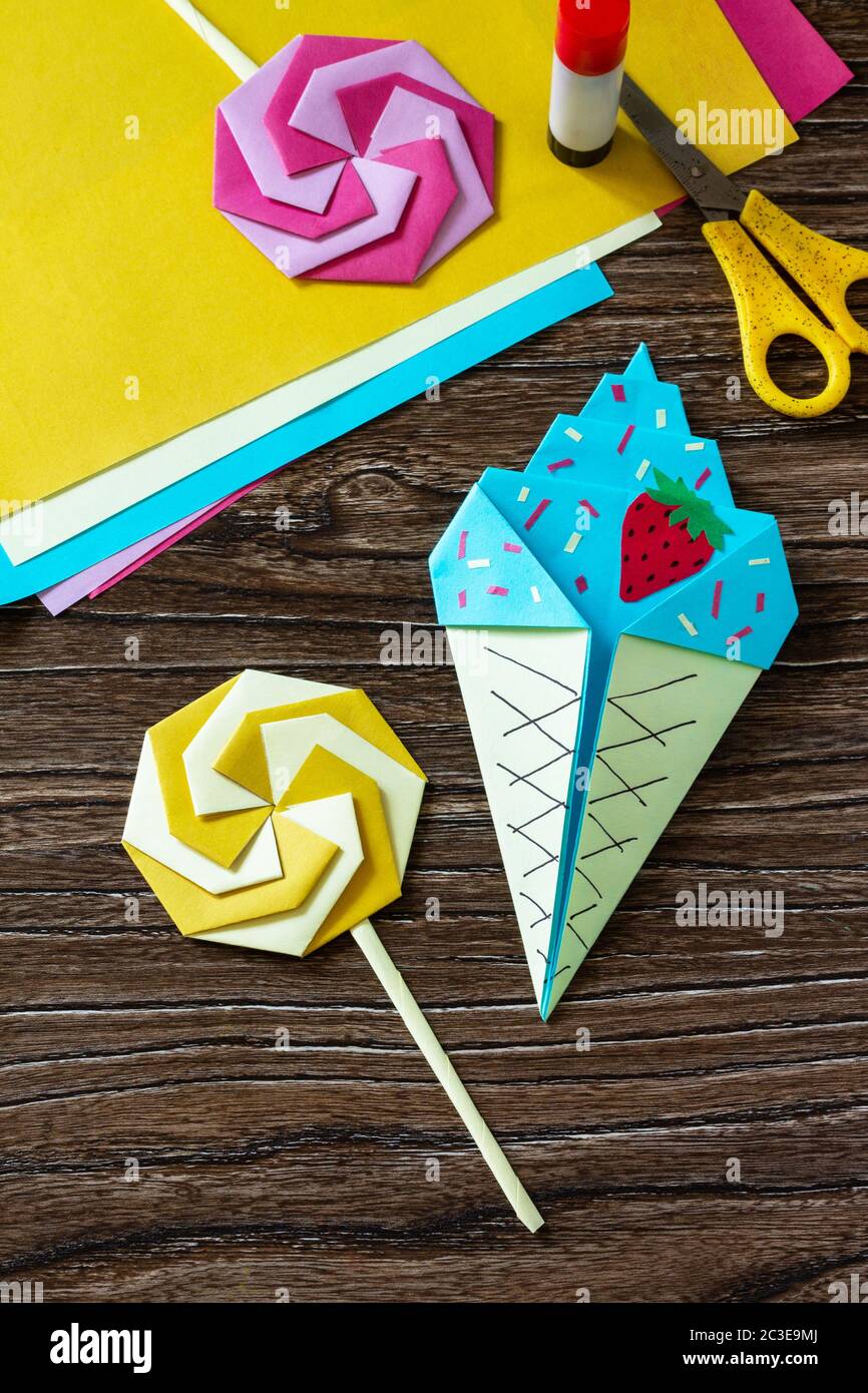 Paper Lollipop Craft Project L Is For Lollipop, Lego, Leaf, And