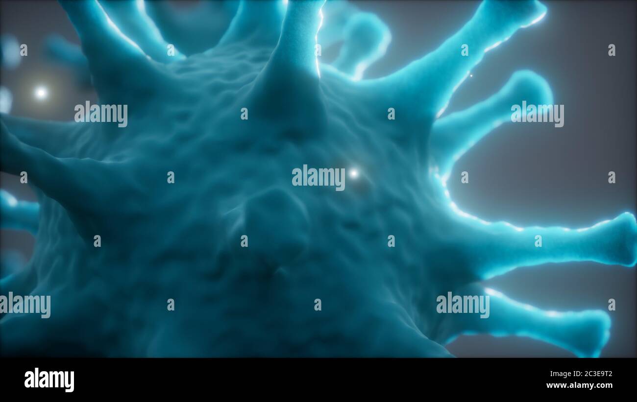 Hiv cells microscope hi-res stock photography and images - Alamy