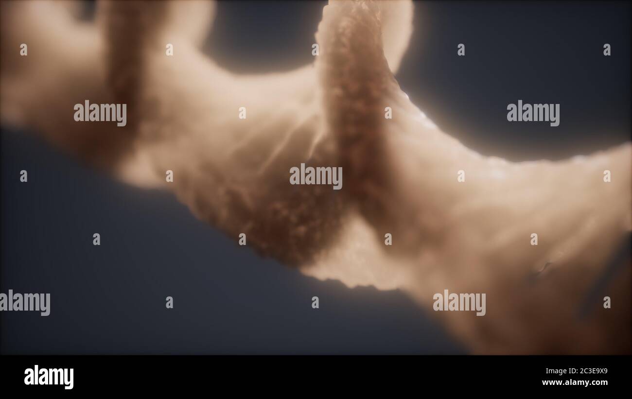loopable structure of the DNA double helix animation Stock Photo - Alamy