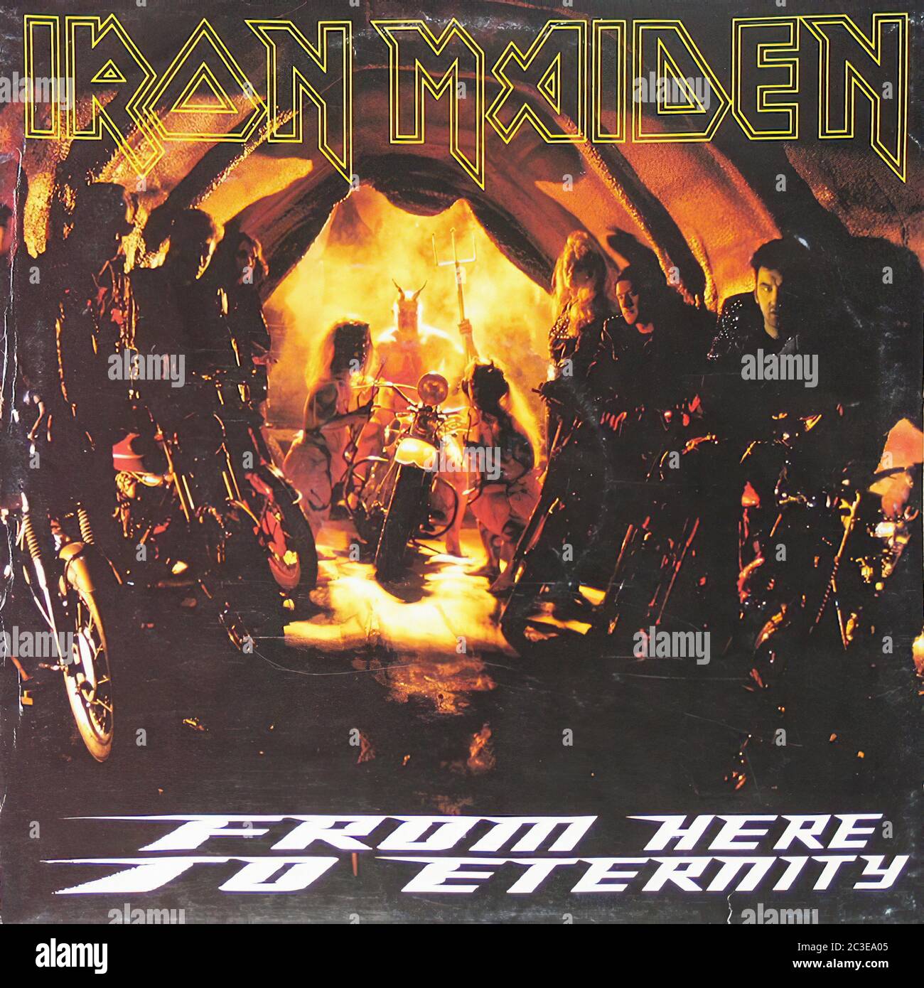 Iron maiden album cover hi-res stock photography and images - Alamy