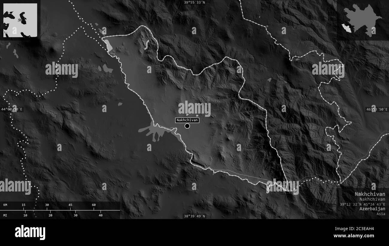 Nakhchivan map hi-res stock photography and images - Alamy