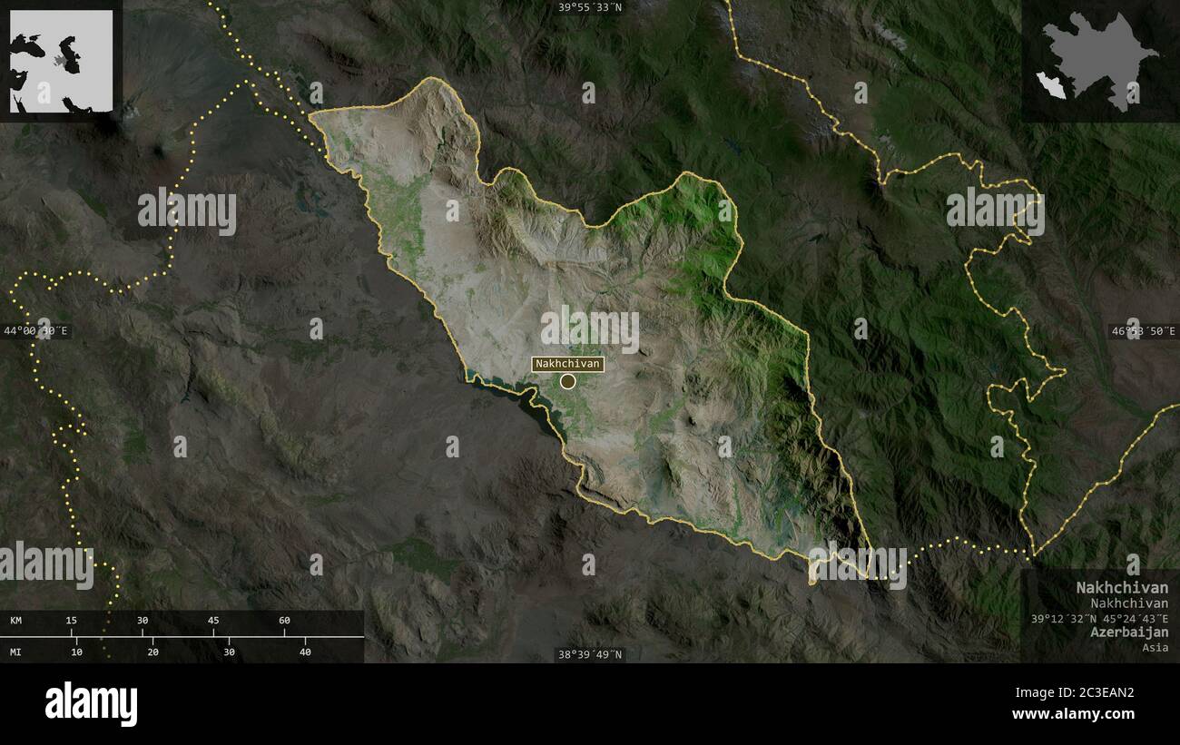 Nakhchivan map hi-res stock photography and images - Alamy