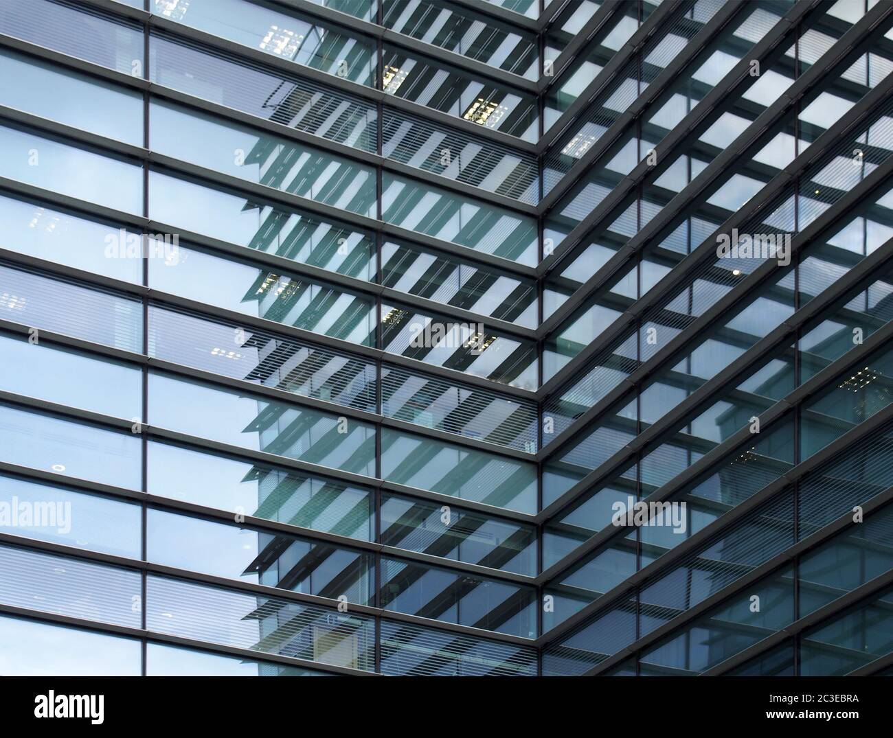 Geometric Buildings Glass Geometric Architecture Of Modern City