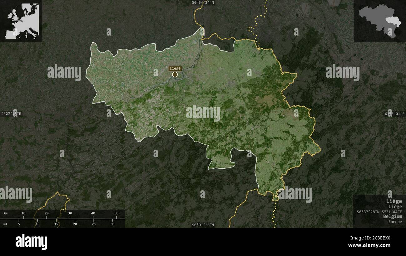 Liege area map hi-res stock photography and images - Alamy