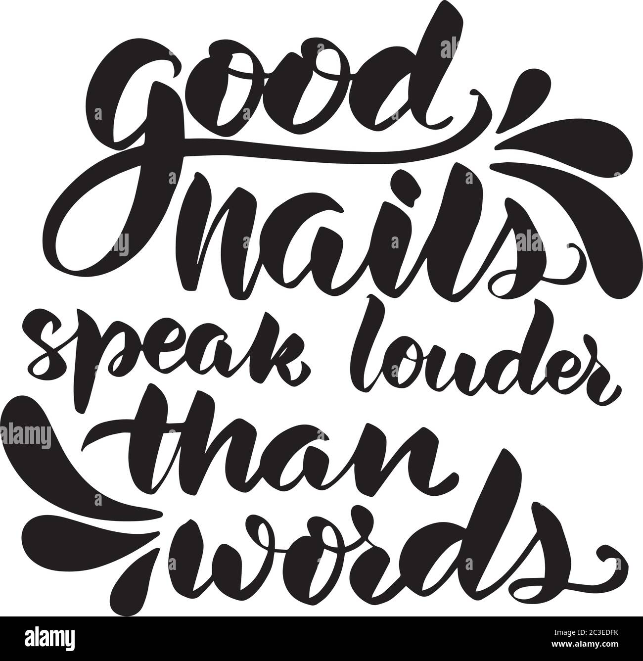 Brush words Stock Vector Images - Alamy